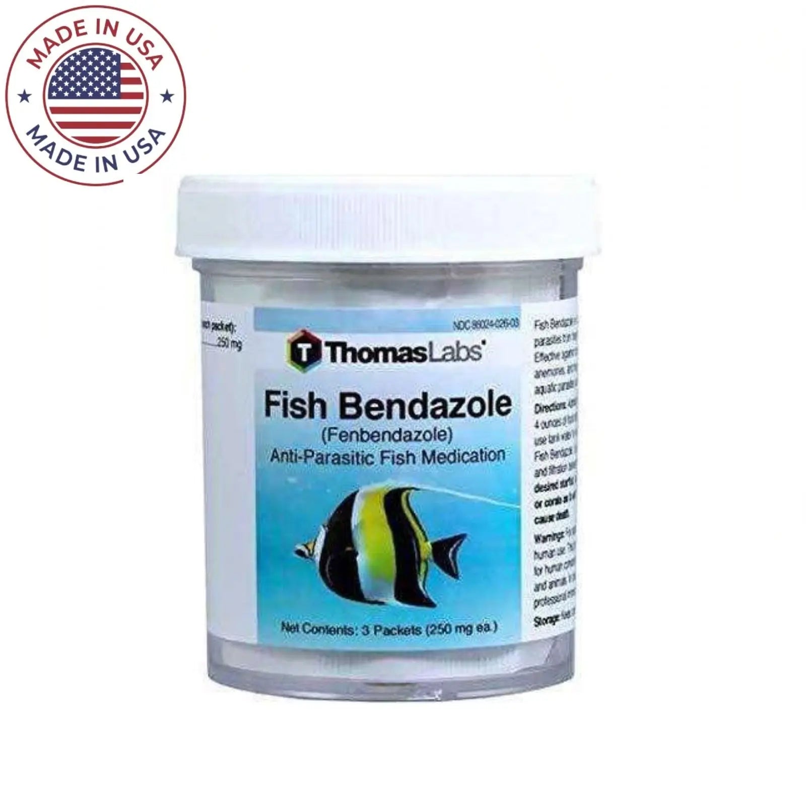 Fish Bendazole - Fenbendazole 250 mg Powder Packets (3 Count) – Thomas ...