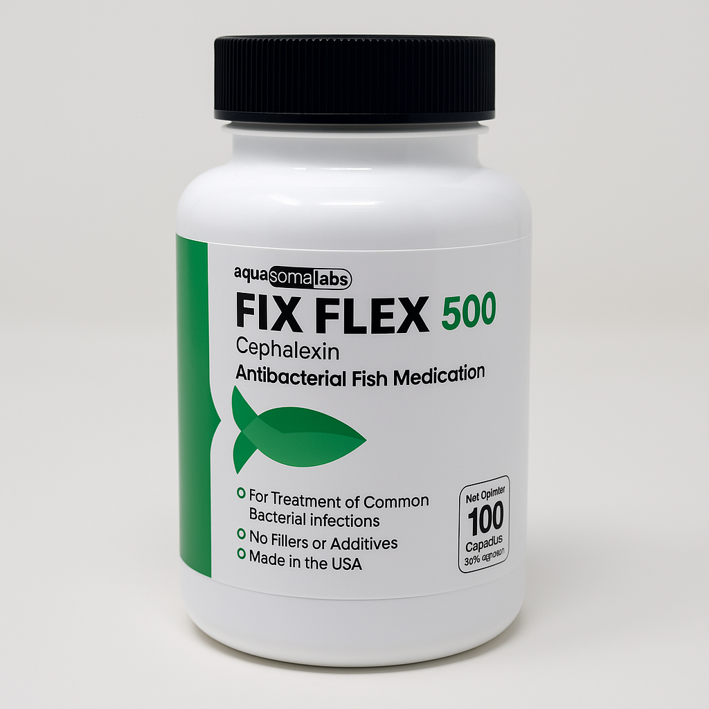 Fish Flex Forte - Cephalexin 500mg 100 Capsules | Aquarium Antibiotic ...